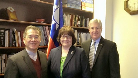 國際同濟會(Kiwanis International) 下屆會長Susan Petrisin及執行長Stan Soderstrom拜會駐芝加哥辦事處