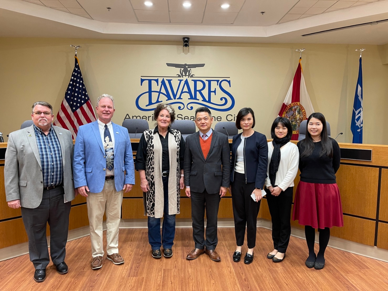 Director General Chi met with Tavares mayor Lo... - Taipei Economic and ...