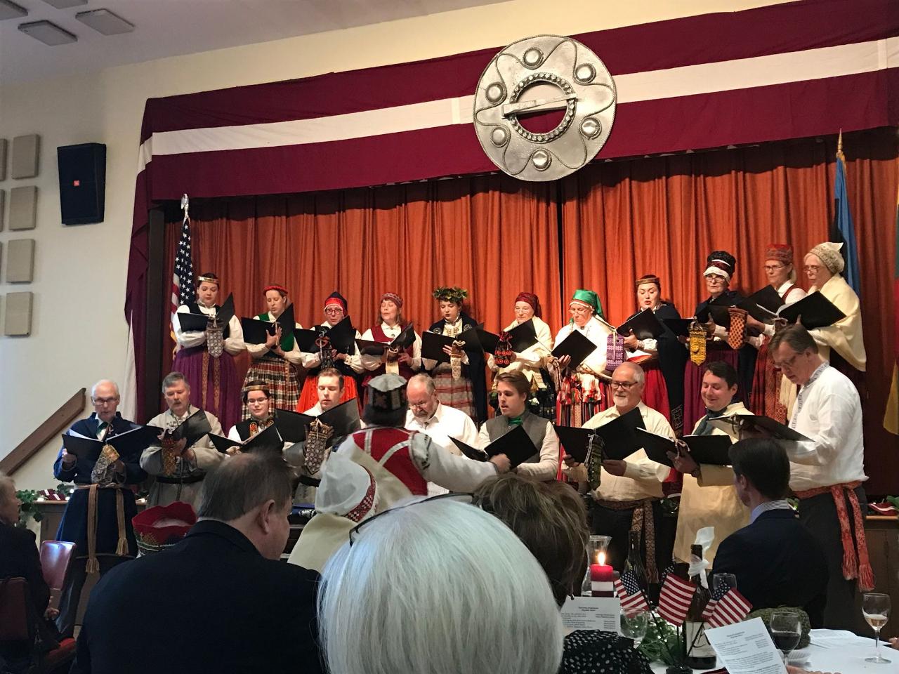 Latvian Chorus performance