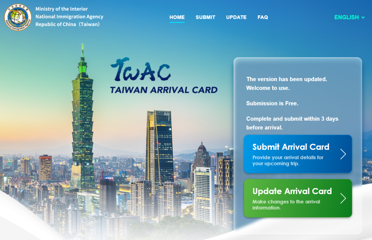 Website: https://twac.immigration.gov.tw/