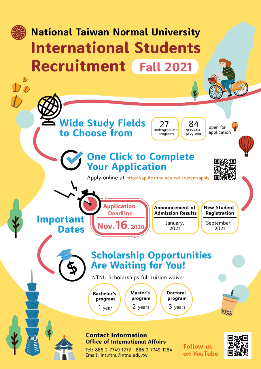 Come study at NTNU! - Taipei Economic and Cultural Office in Austria ...