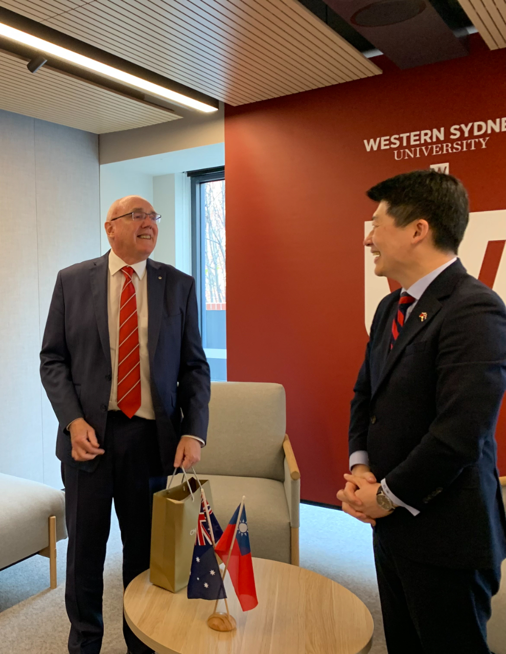 DG David Wu called on Professor Barney Glover AO, the Vice-Chancellor ...