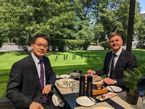 李憲章代表與拉脫維亞福利部長Gatis Eglitis餐敘 - 駐拉脫維亞臺北代表團 Taipei Mission in the ...