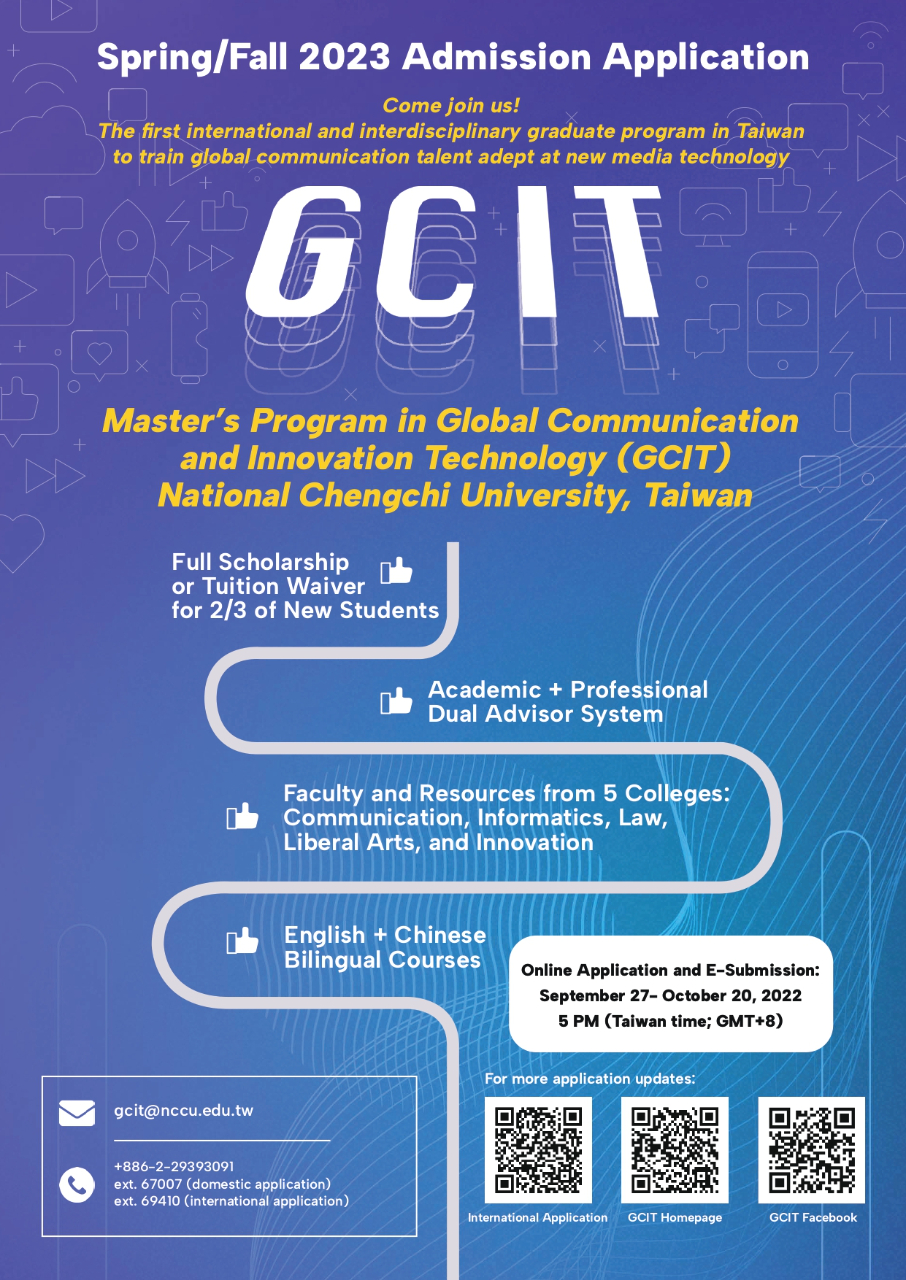 Master’s Program in Global Communication and I... - Taipei Mission in ...
