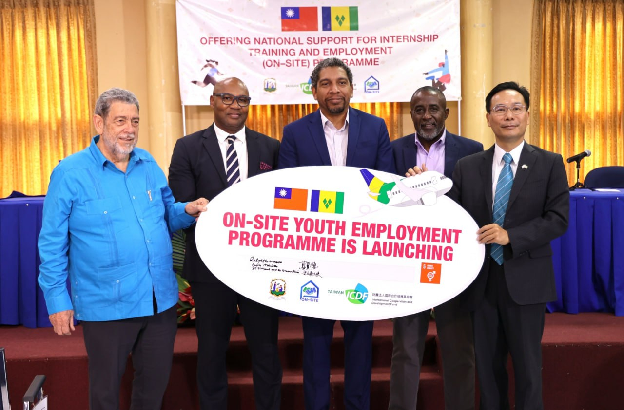 Minister Gonsalves, Mr. Regisford and Mr. Cato also made remarks ...