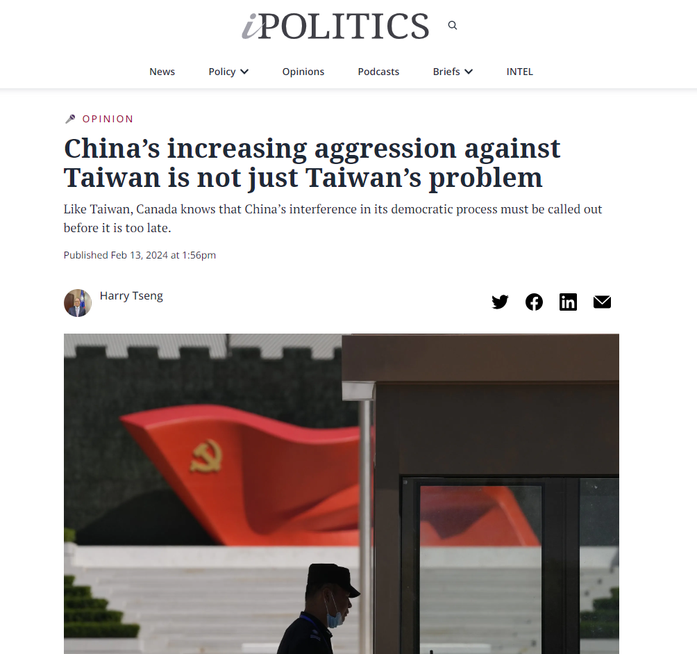 Read the article: https://www.ipolitics.ca/opinions/chinas-increasing ...