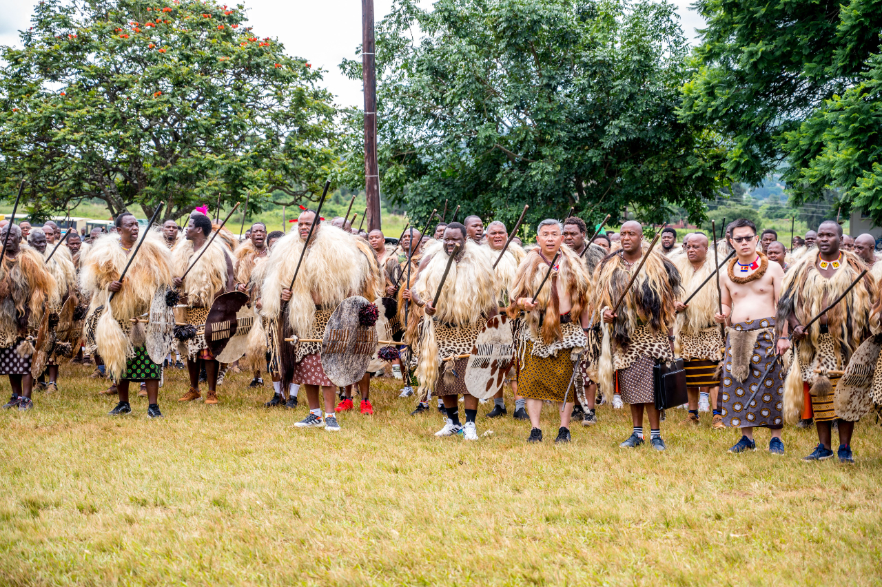 Taiwatini Regiment joins Incwala March - Embassy of the Republic of ...