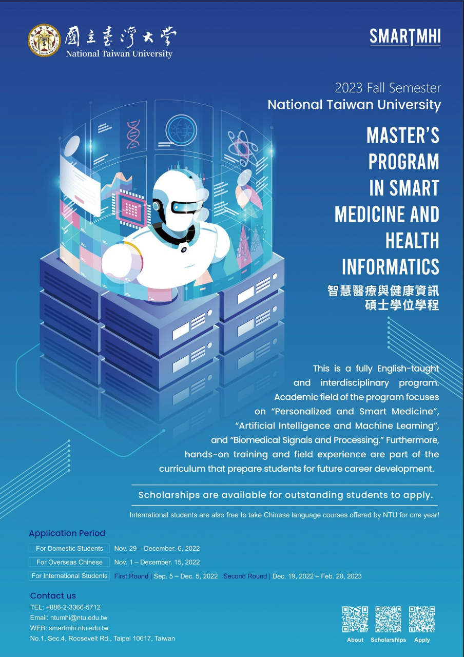 National Taiwan University International M.S. ... - Taipei Economic and ...