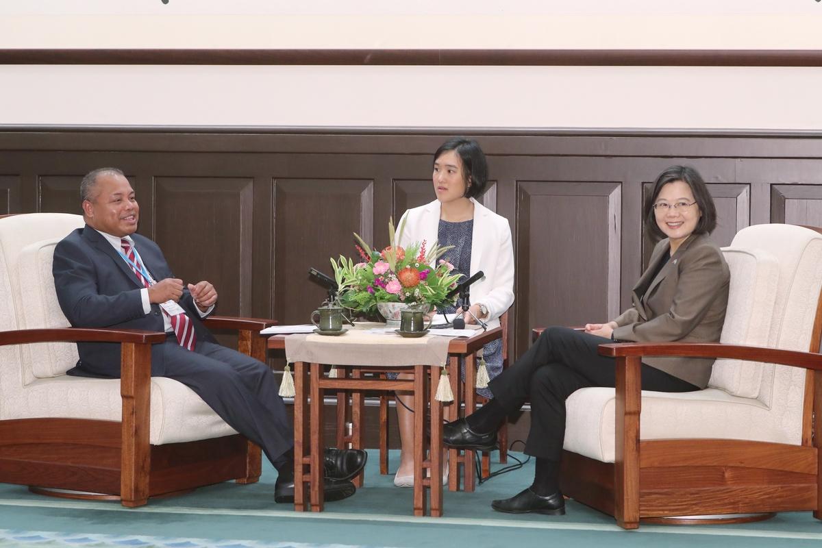 Palau Vice President Raynold Oilouch visited T... - Embassy of the ...