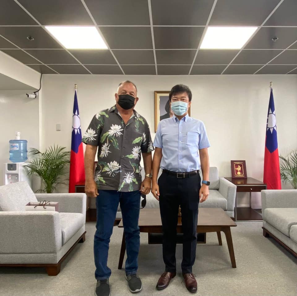 Santa Rita Mayor Dale E. Alvarez paid a call o... - Taipei Economic and ...