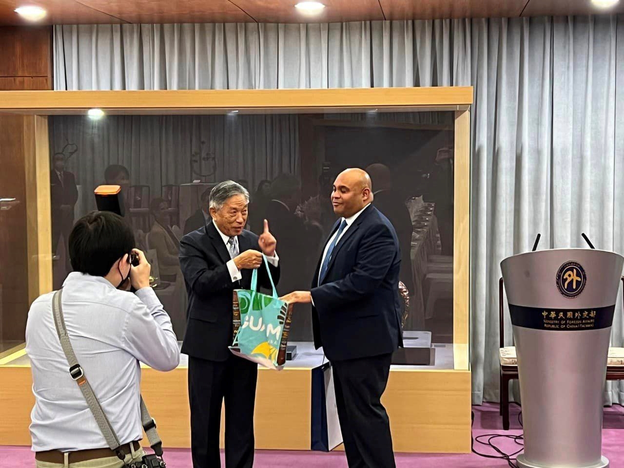 Lt. Governor of Guam Joshua F. Tenorio visited... - Taipei Economic and ...