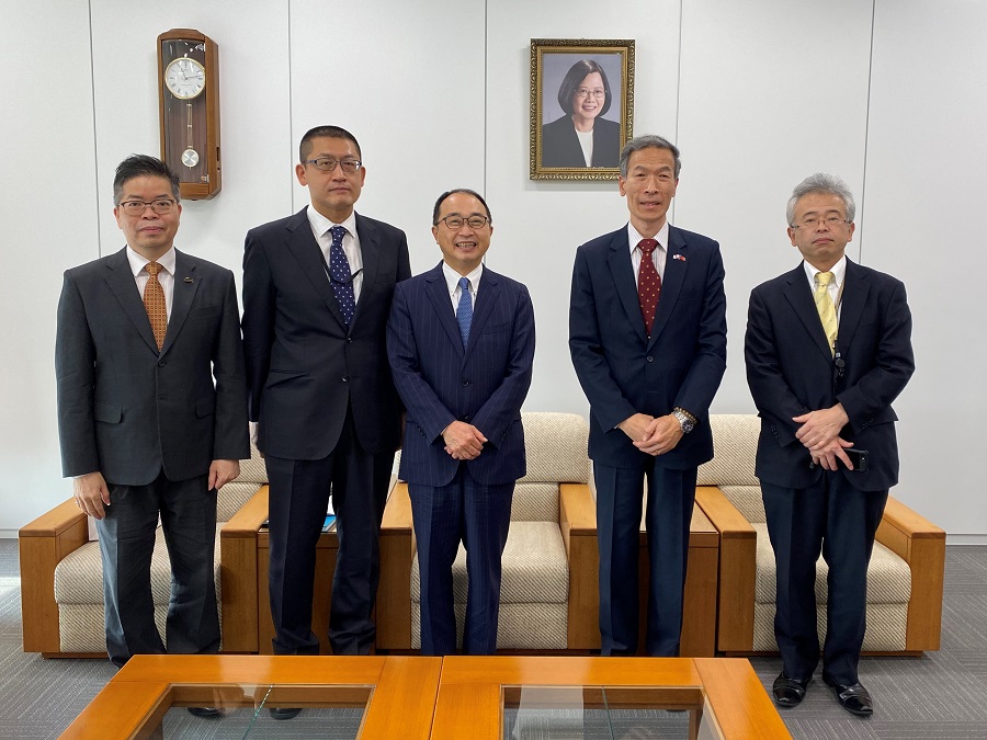三菱電機集團株式會社SETSUYO ASTEC稲葉元和社長等人來處拜會 - 台北駐大阪經濟文化辦事處 Taipei Economic and ...