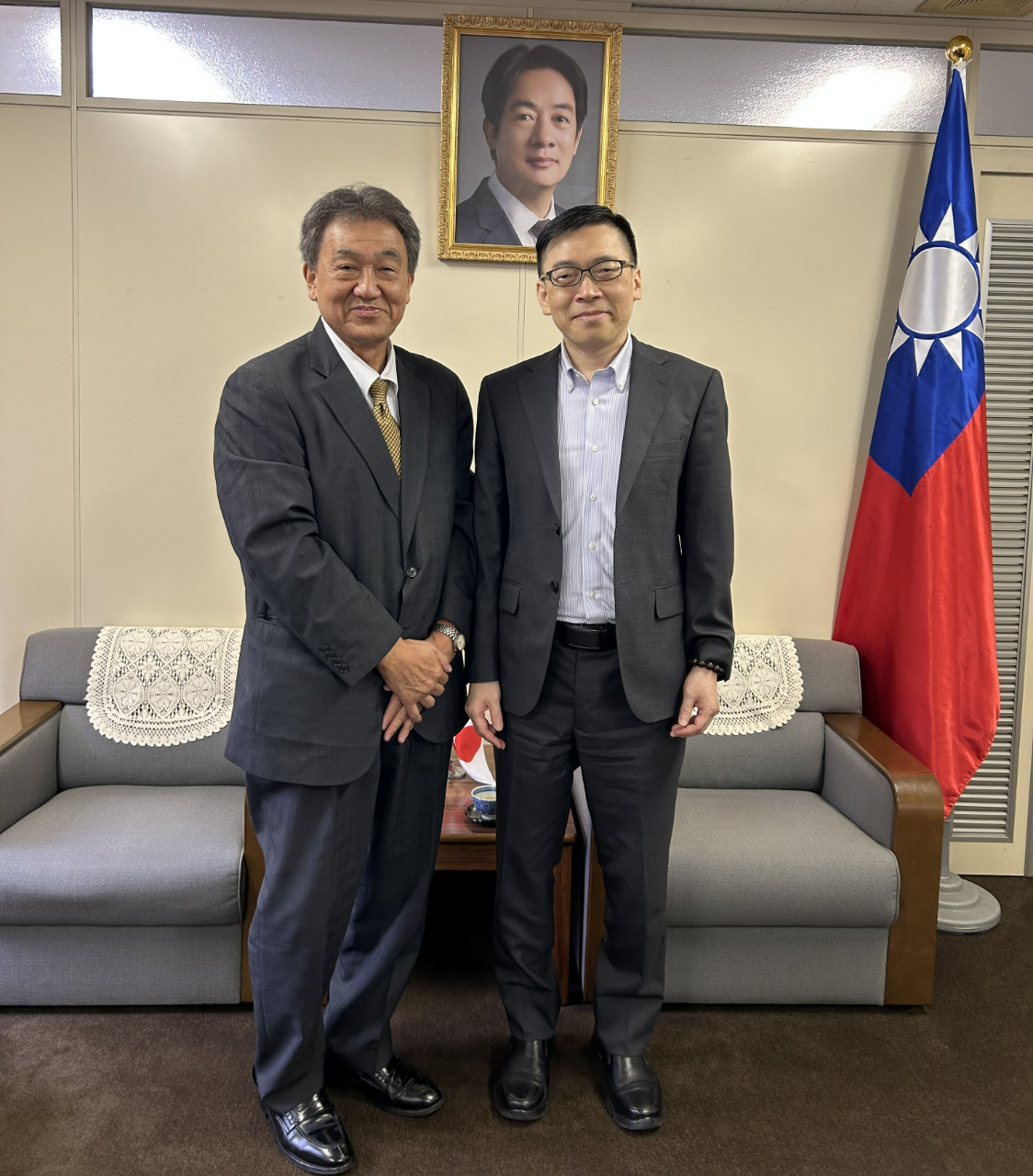 20250626 范処長は日華青少年交流協会の相澤邦彦專務理事と面会した