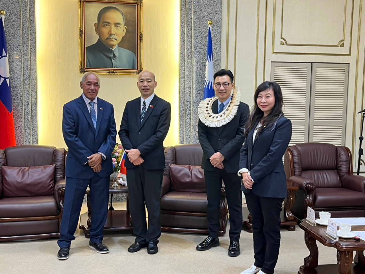 Photo 3- Speaker Wase and President of the Legislative Yuan