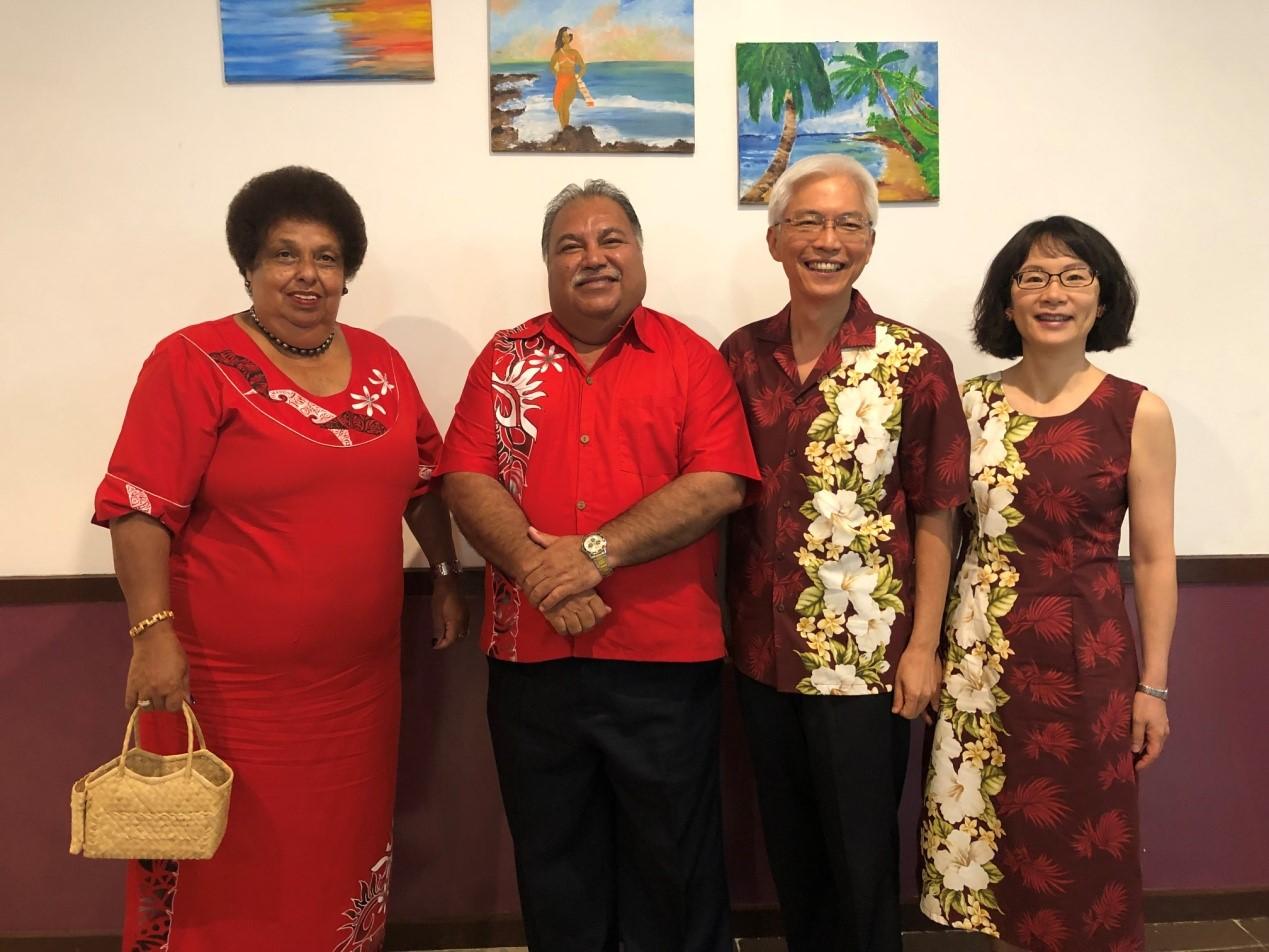 駐館邀請諾魯總統瓦卡(Baron Waqa)伉儷等政要參加除夕圍爐慶祝新春晚宴 - 駐諾魯共和國大使館 Embassy of the ...