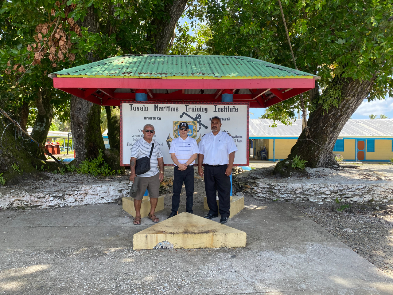 Ambassador Andrew Lin visited the Tuvalu Marit... - Embassy of the ...